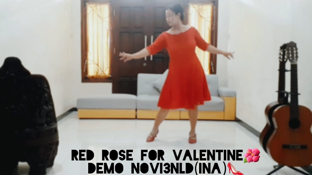 Red ROSE for VALENTINE - Line Dance (Katarina Sherrina(INA) Improver ...