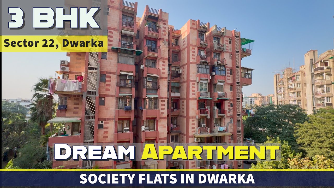 Prime Location 3 BHK at Dream Apartments in Dwarka Sector 22 ~ Society ...
