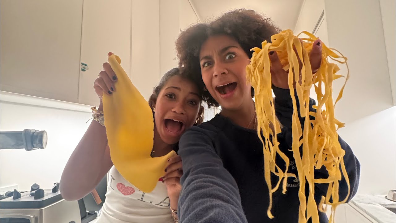 COOKING WITH AILA!!!! MAKING A FEAST FROM SCRATCH!! - YouTube