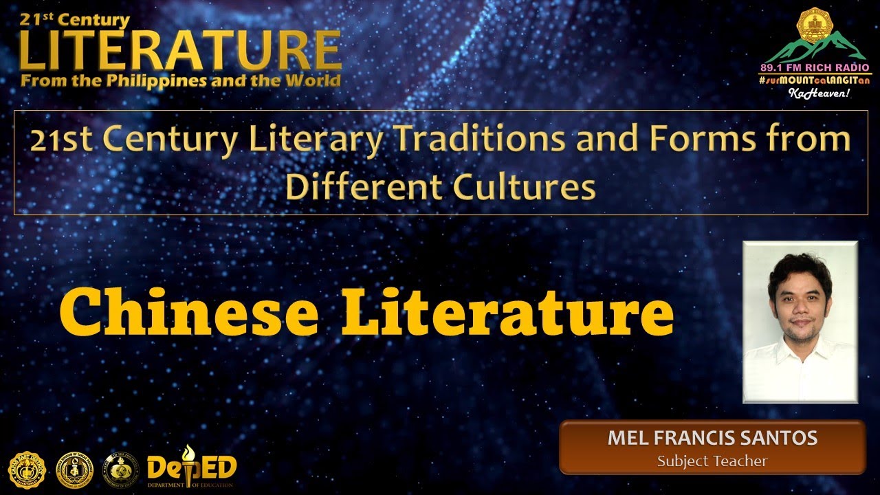 PART 2 of 7 - Literary Forms from Different Cultures - Chinese ...
