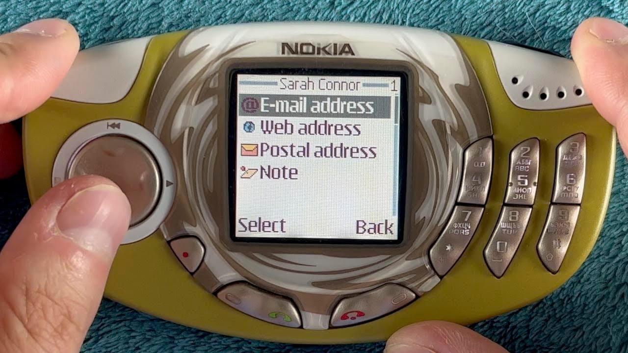 Nokia 3300 calling and creating contact - YouTube