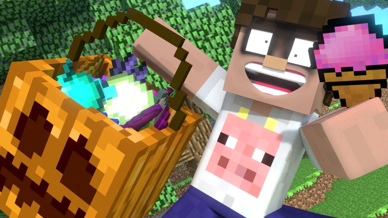 Trick or Treat in Minecraft Lets Play - YouTube