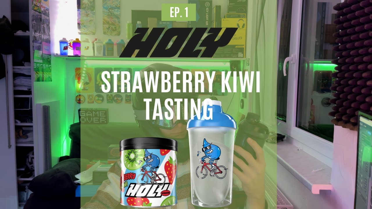 Holy Hydration Tasting #1 Strawberry Kiwi - YouTube