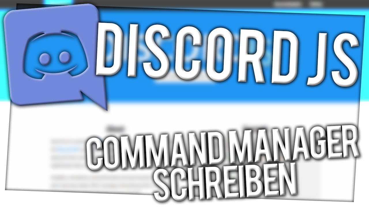 Discordjs Discordbot Mit Nodejs 😇 Eigenen Command Manager 🤗 Bytezember Youtube 6038
