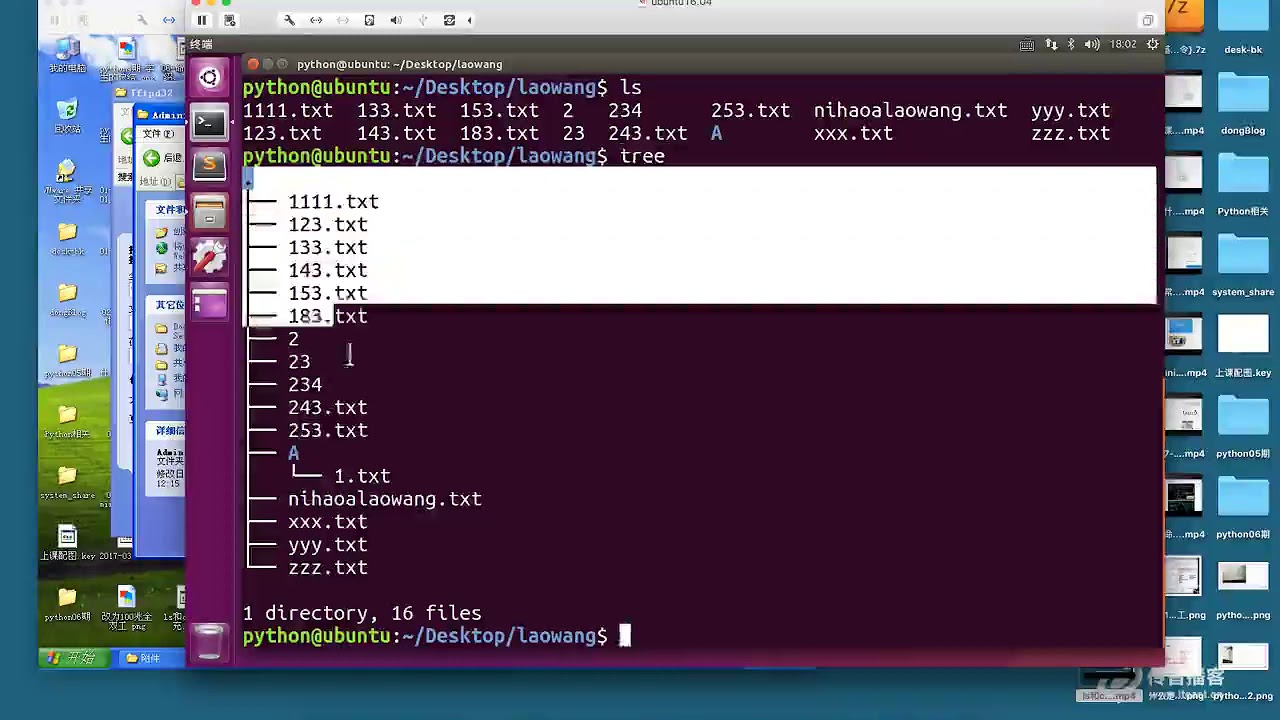 Python编程教学 Python全栈开发教程 第一章 Python基础 第一节 Linux操作系统基础 12 Mkdir的补充(请