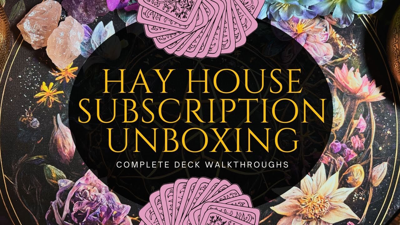 The Hay House Subscription Unboxing - Complete Deck Walk Throughs - YouTube
