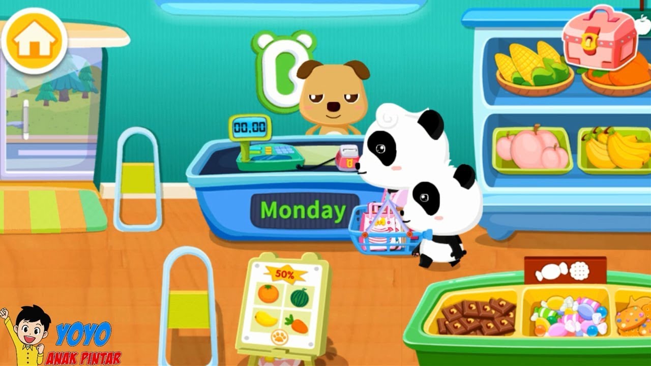 Permainan Game Kasir Kasiran Belanja Shopping - Mainan untuk Anak Kecil ...