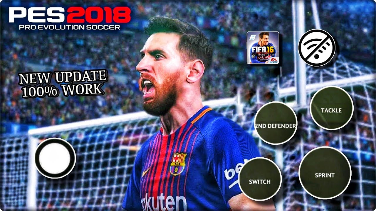 PES 18 MOD FIFA 16 OFFLINE V2 | LEAGUE CUP| FIFA 16 MOBILE ANDROID New ...