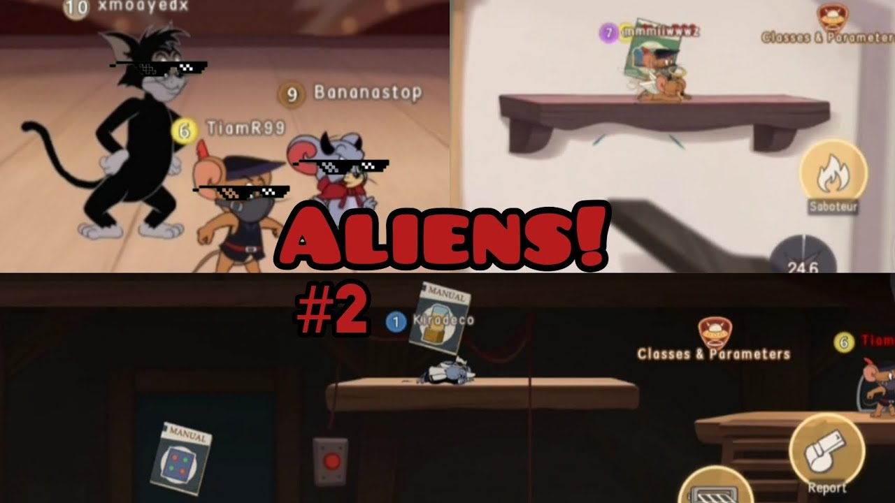 Tom and jerry chase asia. aliens part 2 - YouTube