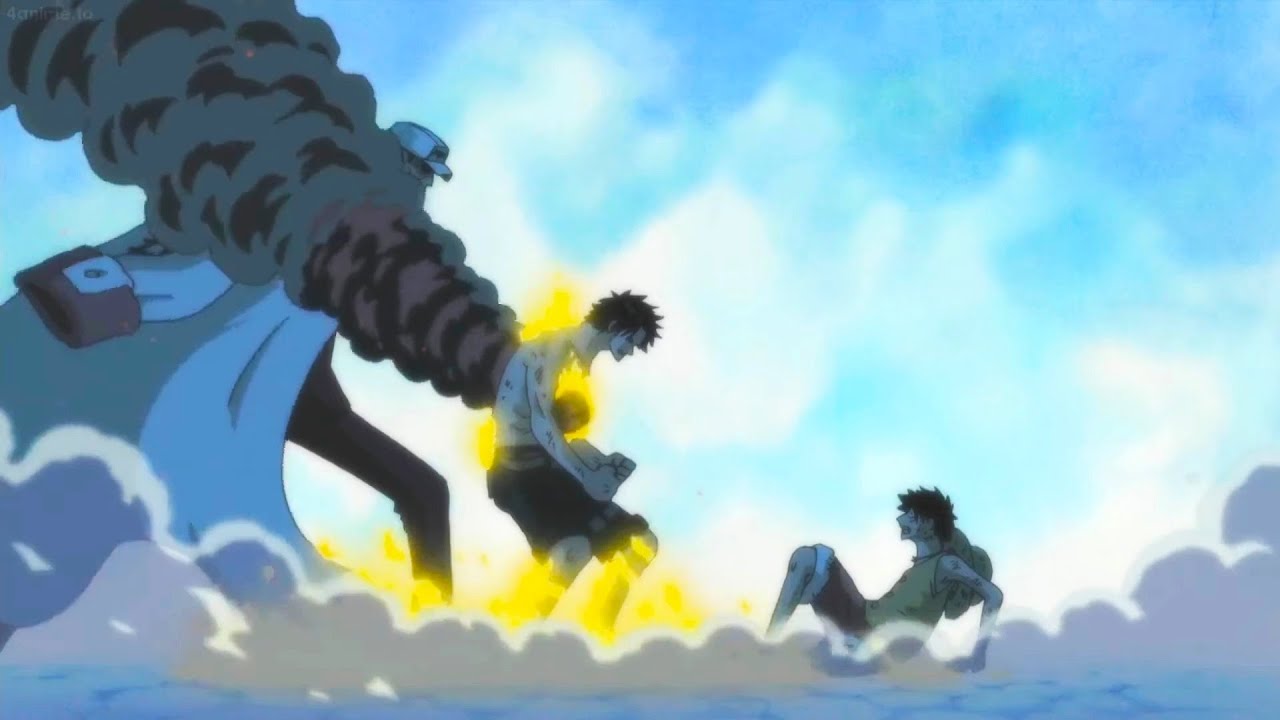 One piece Ace died in front of Luffy - YouTube