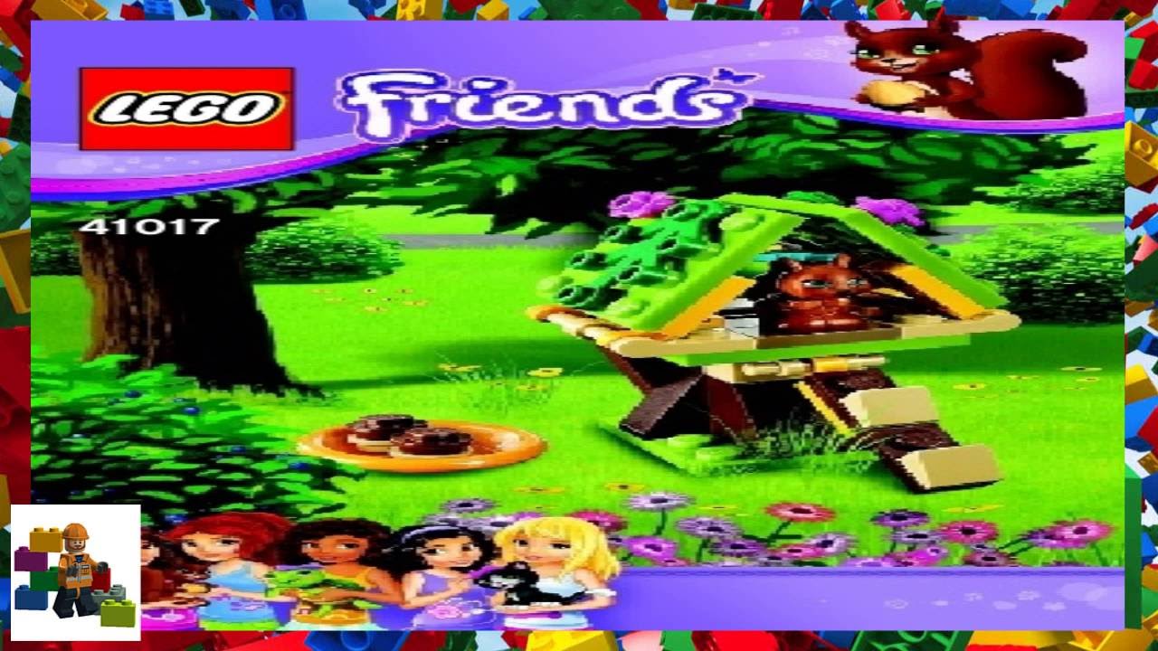 LEGO instructions - LEGO Friends - 41017 Squirrel's Tree House - YouTube