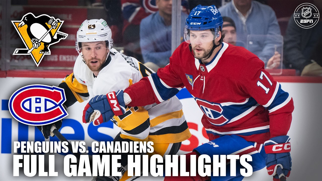 Pittsburgh Penguins vs. Montreal Canadiens | Full Game Highlights ...