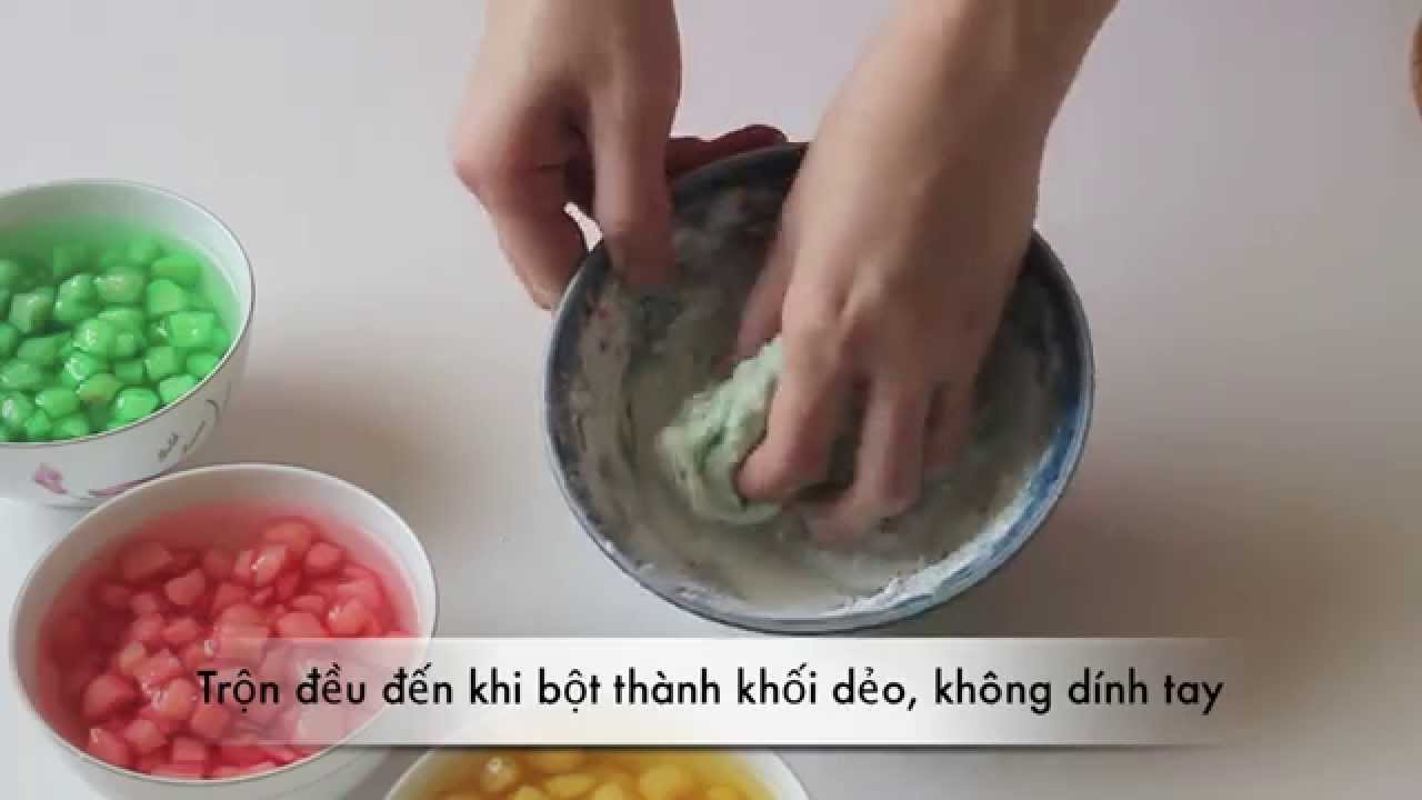 LOD CHONG Singapore recipe - Thạch (giun) xanh cho chè Thái - How to ...