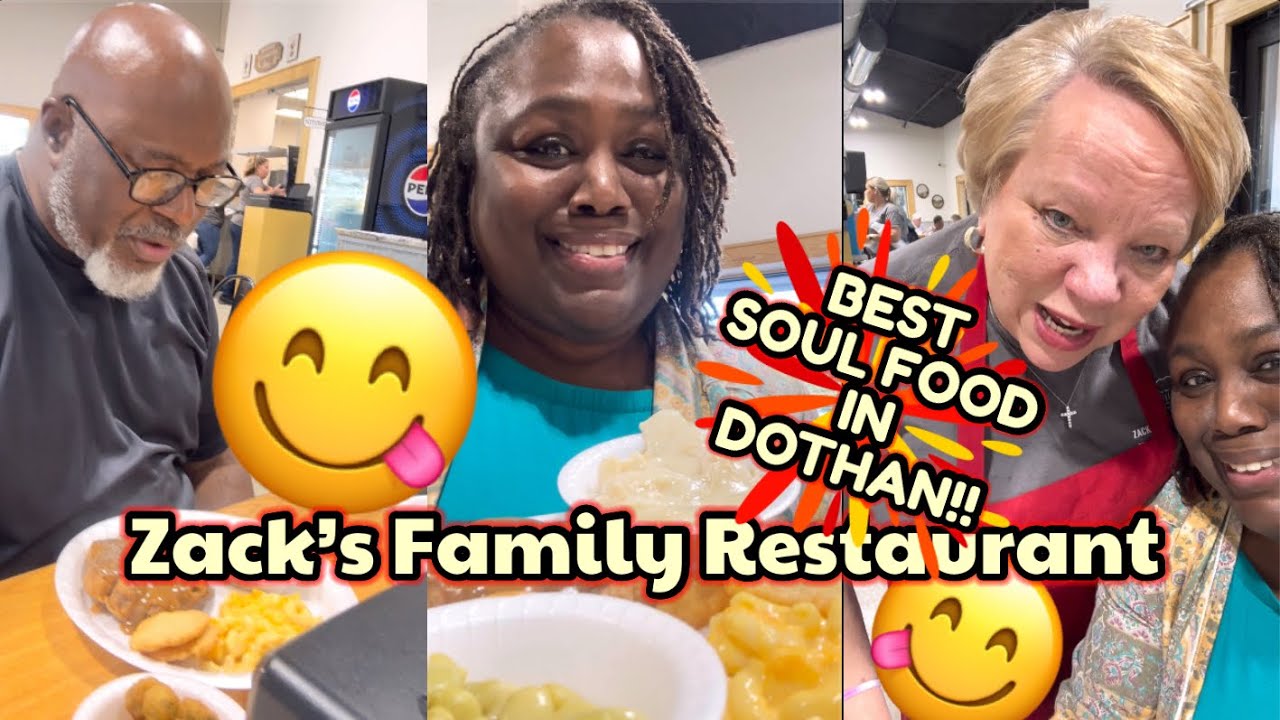 Zack’s Family Restaurant | BEST SOUL FOOD IN DOTHAN, AL - YouTube