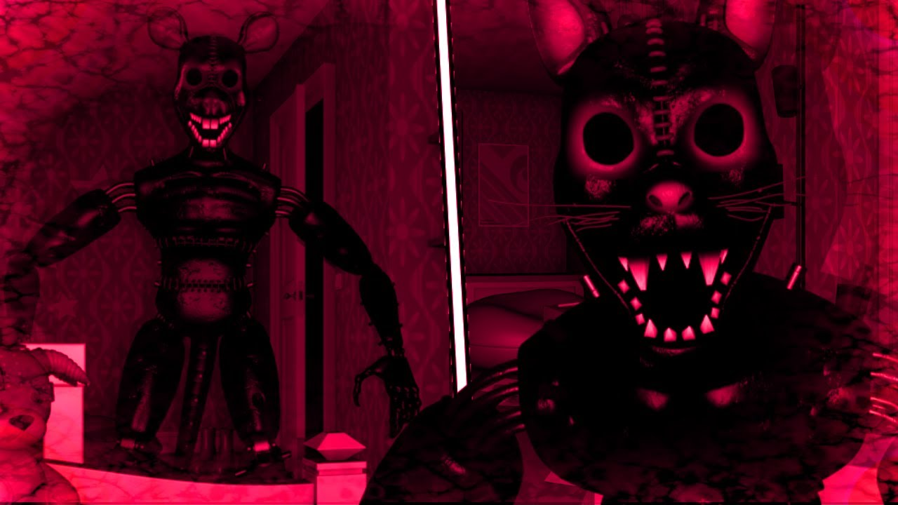 FNaC 3 Custom Night - Hell Rat & Cat - YouTube