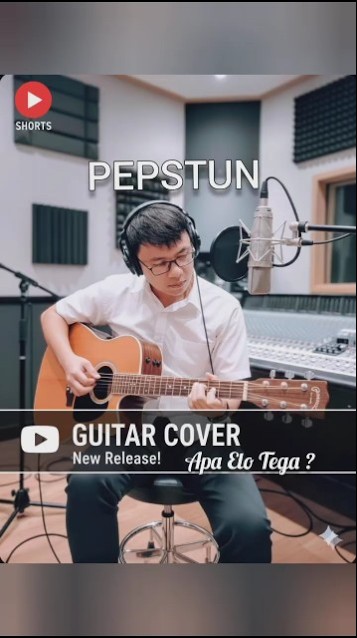🤯 20 DETIK APA ELO TEGA ⁉️ PEPSTUN #intro #coverguitar #apaelotega # ...
