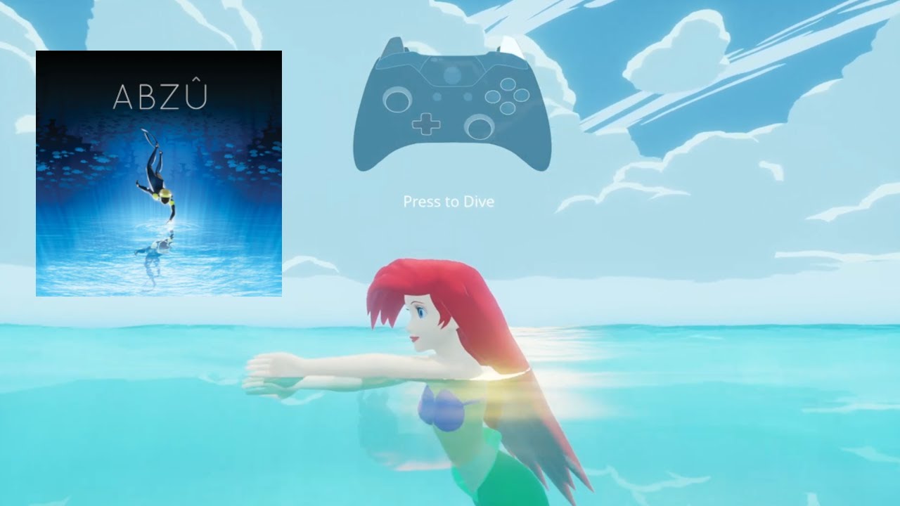 MOD - Playing ABZU as Ariel from The Little Mermaid - YouTube