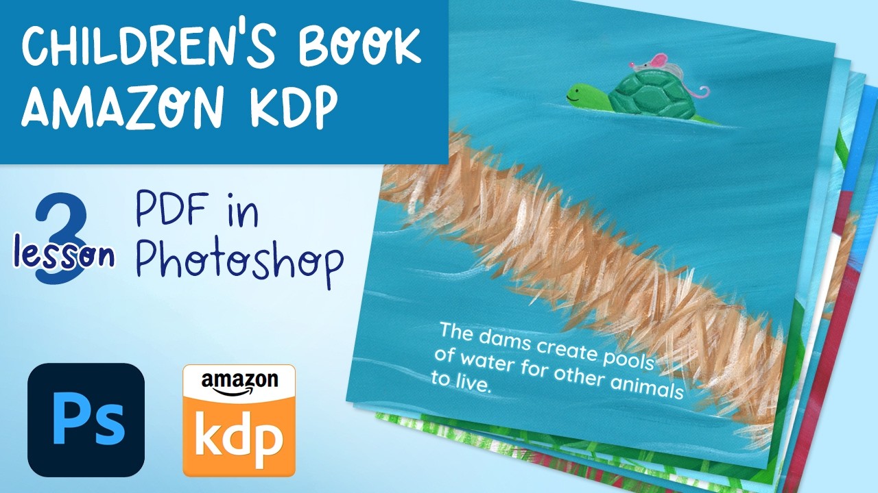 Create a PDF for Amazon KDP in Adobe Photoshop - YouTube