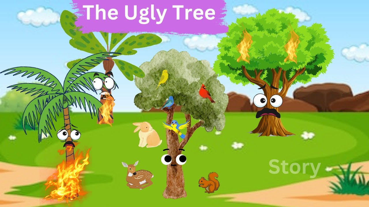 The Ugly tree 1 minute story for kids moral story/English story ...