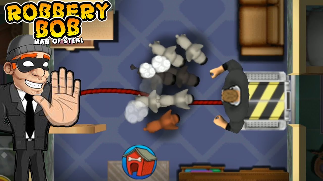 Robbery Bob 2 - Agent Costume gameplay using Toxic donut #20 - YouTube