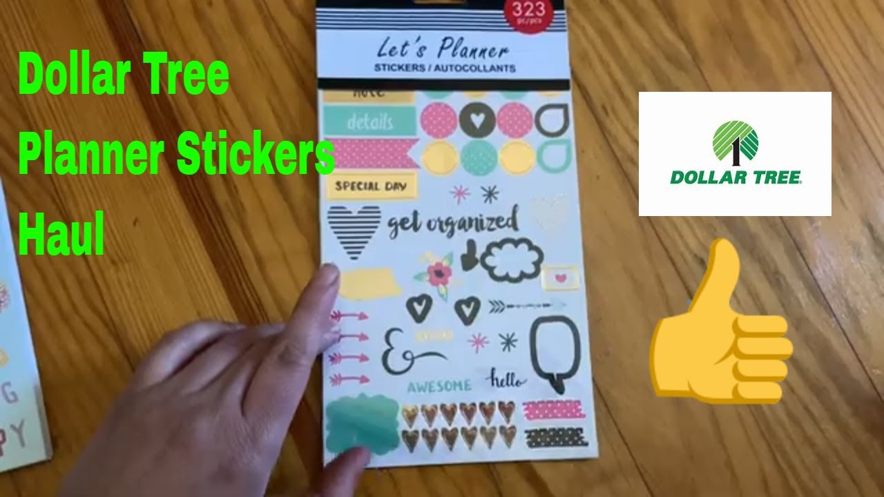 Dollar Tree Functional Sticker Books Haul - YouTube