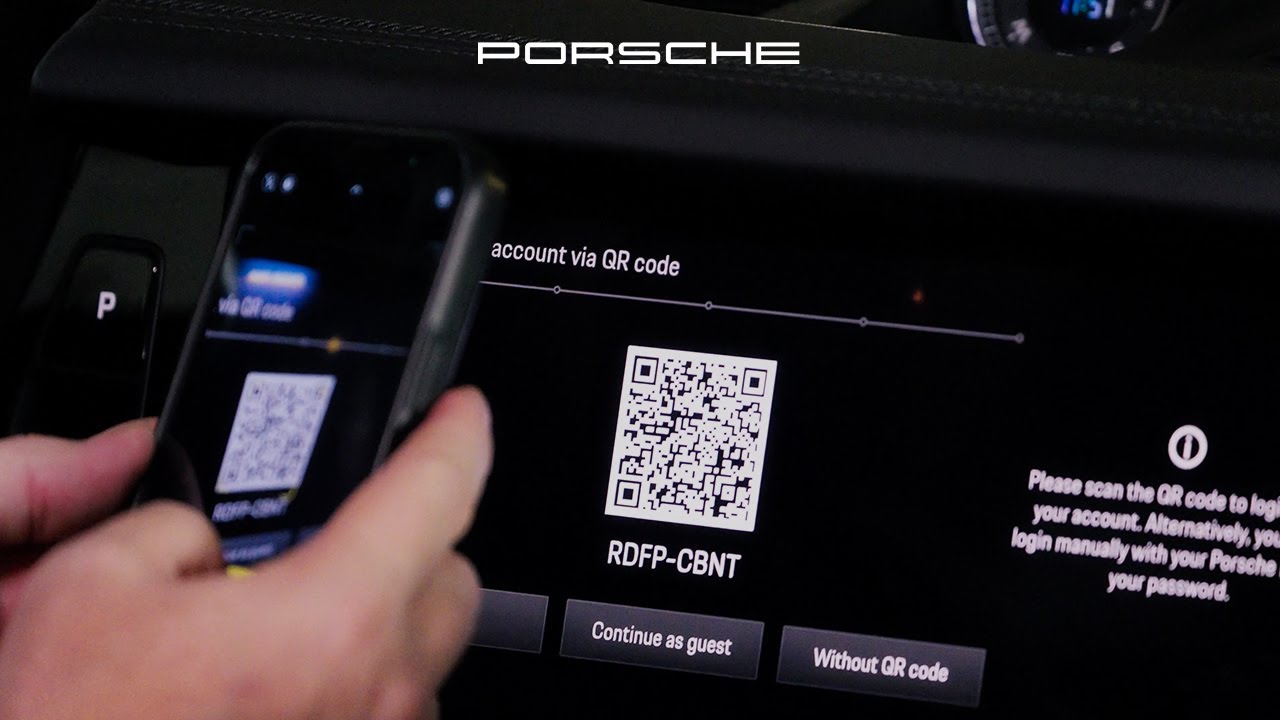 Know Your Porsche | Connecting Your Cayenne Using the QR Code Setup ...