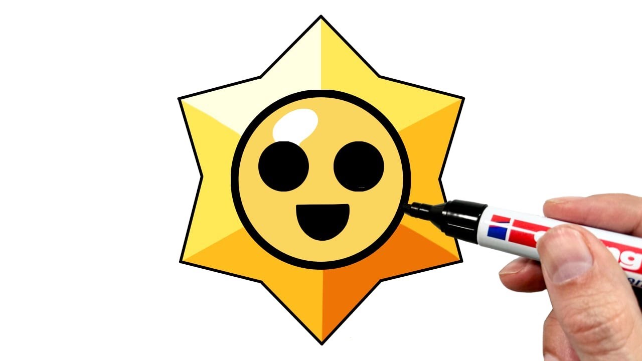 How to Draw a Starr Drop From Brawl Stars - YouTube