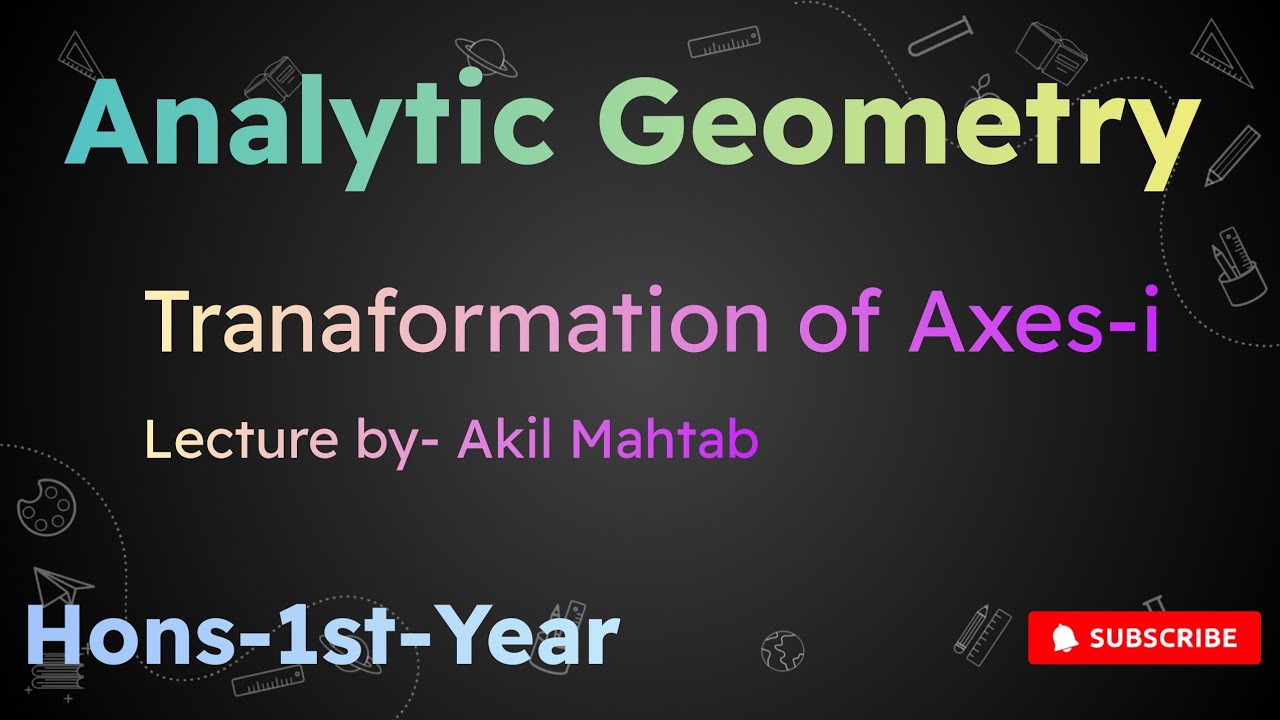 1।Transformation of Axes (Part-i) - YouTube