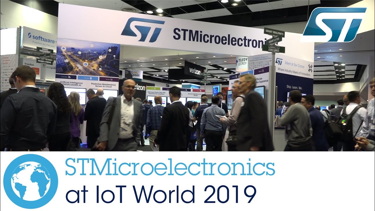 STMicroelectronics at IoT World 2019 - YouTube