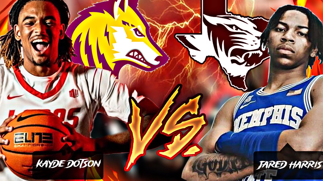 KAYDE DOTSON VS JARED HARRIS #23 BEAUMONT UNITED VS SILSBEE FULL GAME ...