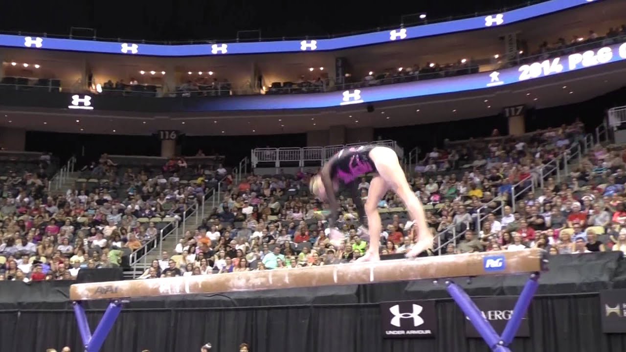 Alyssa Baumann - Balance Beam - 2014 P&G Championships - Sr. Women Day ...