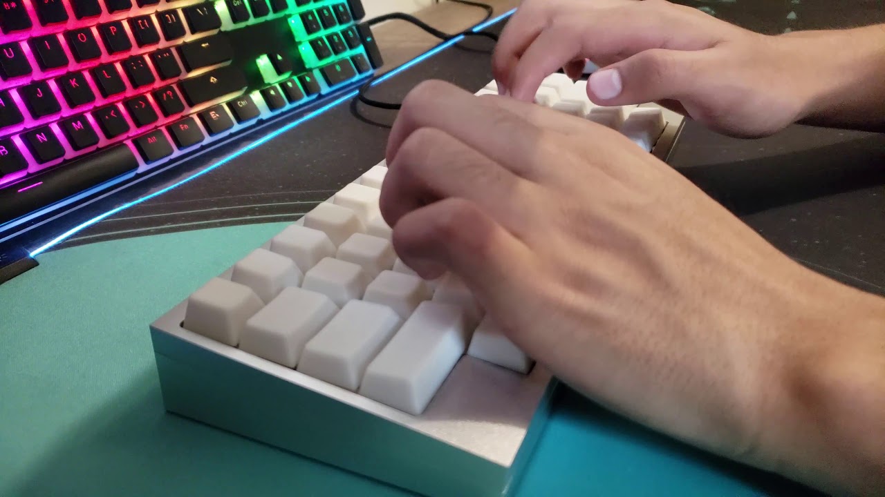 TOFU HHKB with Lubed Gateron Yellow - Typing ASMR [4K/60FPS] - YouTube