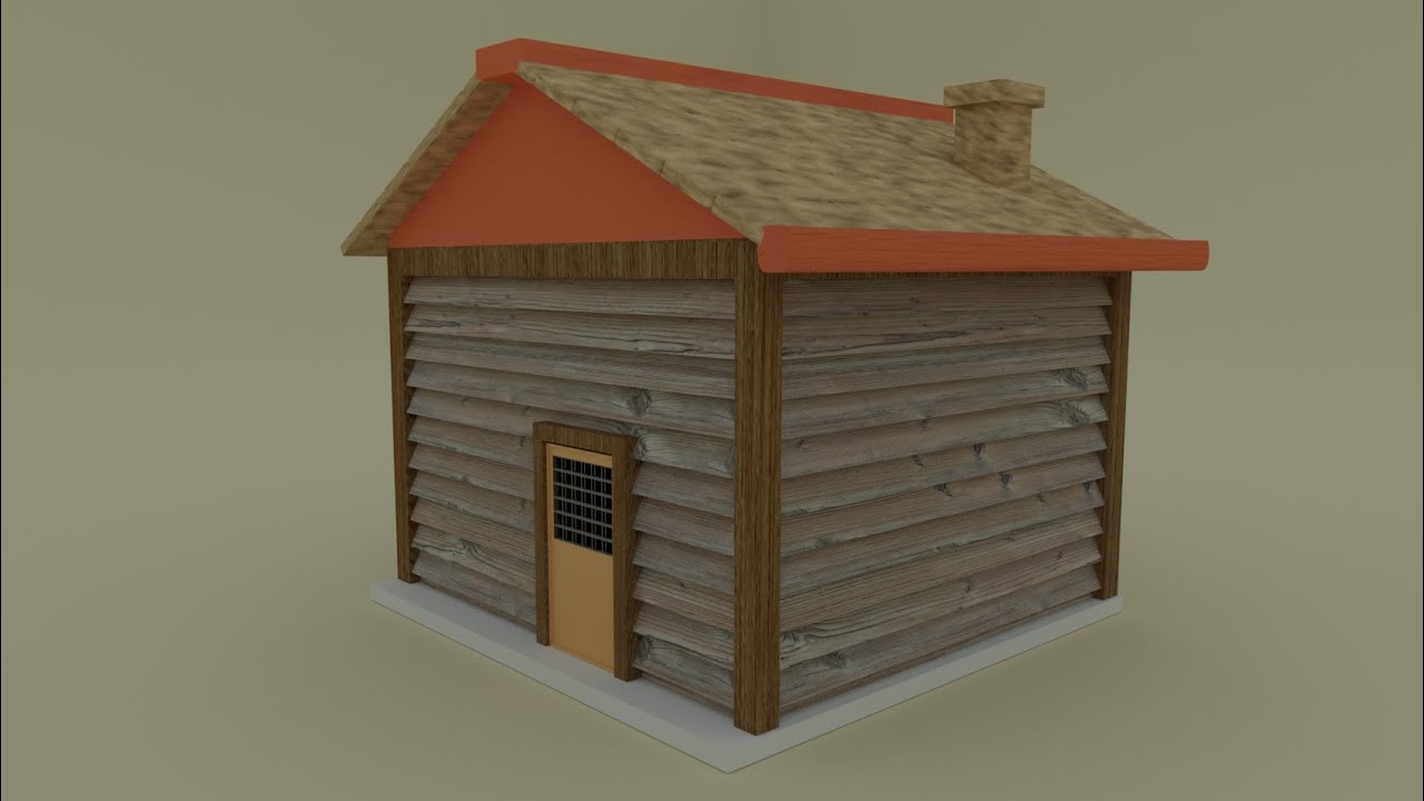 Hut Texturing | Part 2 | Blender [Render Frame] - YouTube