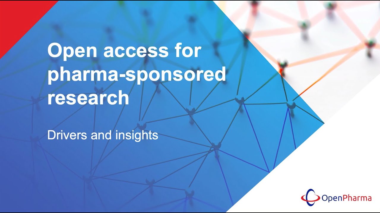 Open Pharma webinar on open access - YouTube