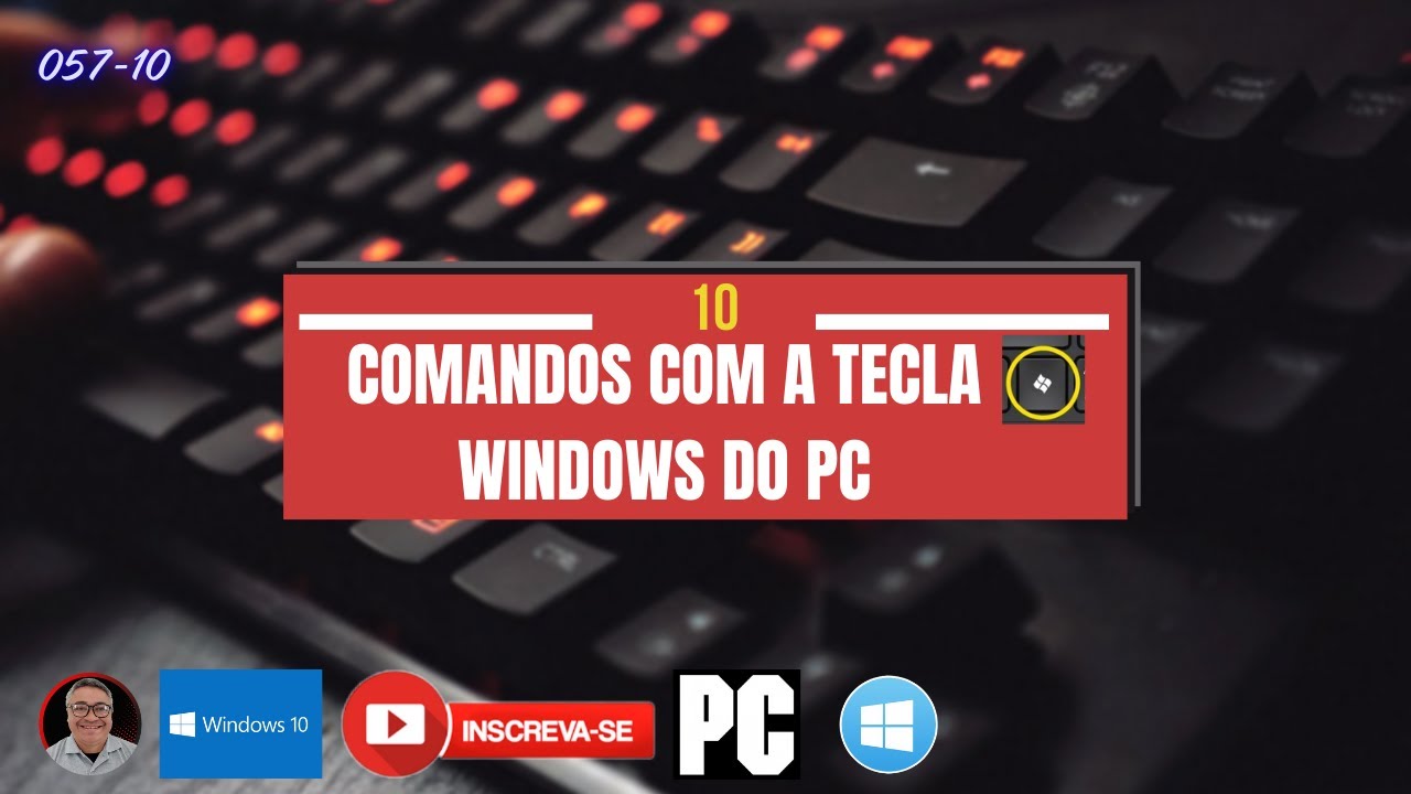 💻10 comandos que você pode fazer com a tecla Windows no PC - YouTube