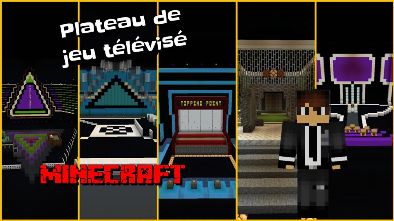 5 plateaux anglais sur minecraft - YouTube