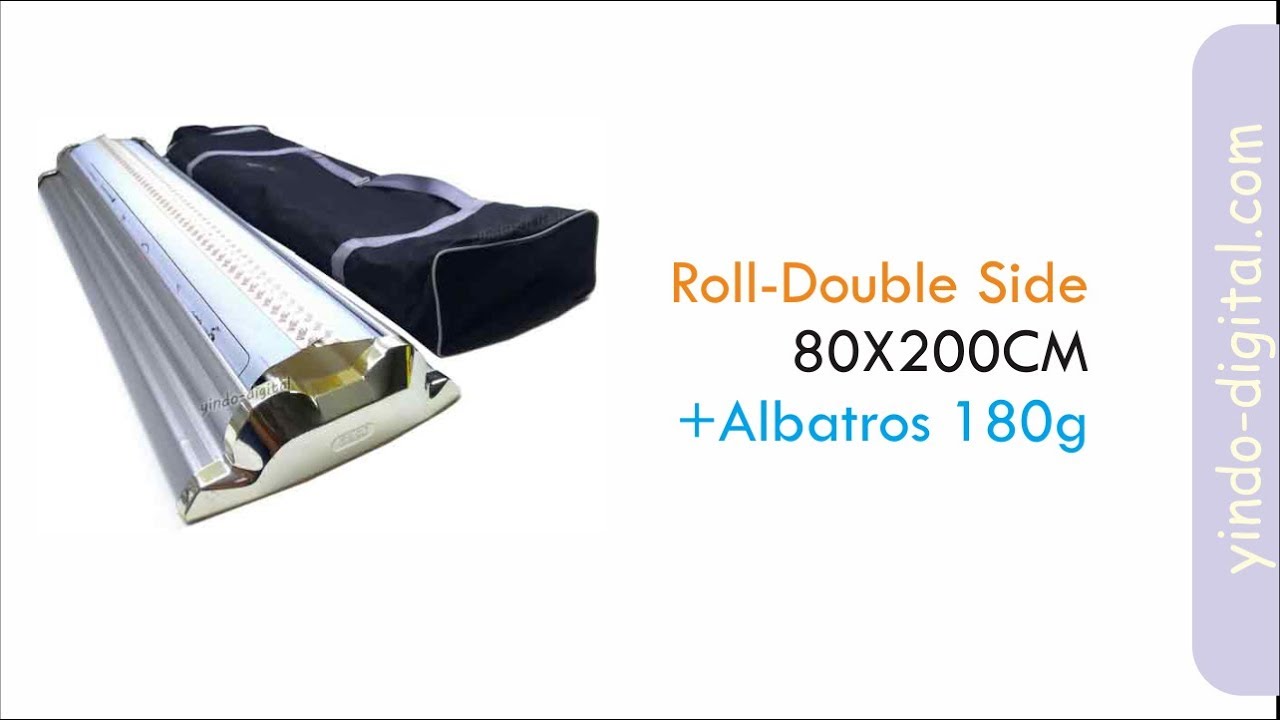 Roll Up Double Side Banner stand up 2 Side Roll Banner Double Side ...