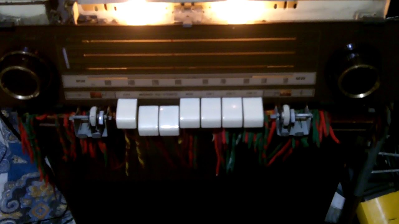 Grundig Majestic Radio 1961 El95 Push Pull amplifier - YouTube