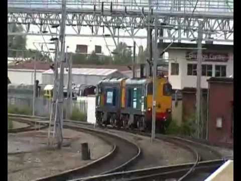 DRS Class 47, 47818, 1Z31 At Crewe with Class 20, 20303 & 20309 (19th ...