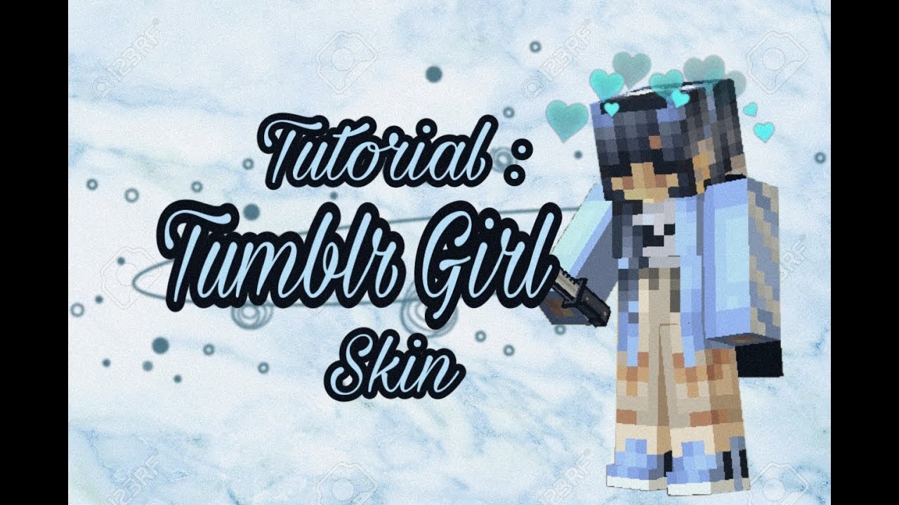 Pg3d Tutorial : Tumblr Girl Skin | Ninah ҈ - YouTube