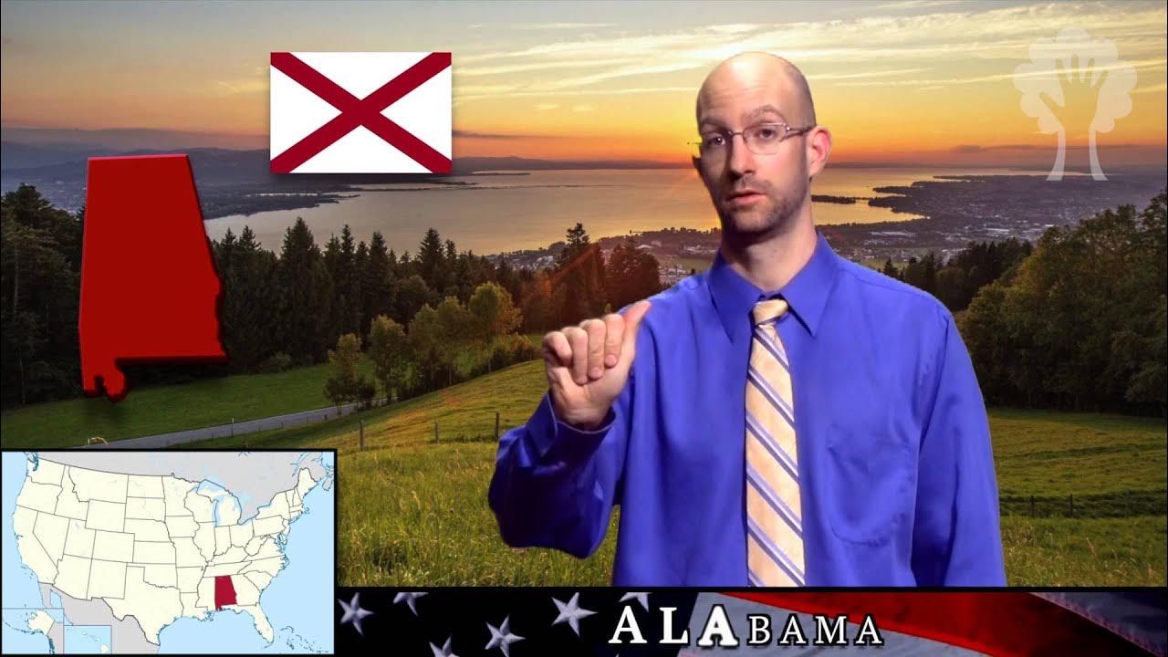ALABAMA | ASL - American Sign Language - YouTube