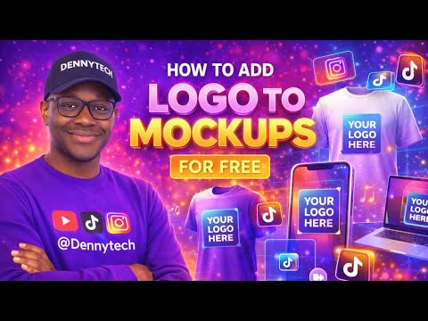 How to Add logos to Mockups - YouTube