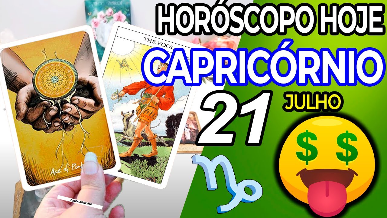 CAPRICÓRNIO - 💲💲 𝐆𝐀𝐍𝐇𝐄 𝐀 𝐋𝐎𝐓𝐄𝐑𝐈𝐀🤑 Horoscopo do dia de hoje CAPRICÓRNIO ...