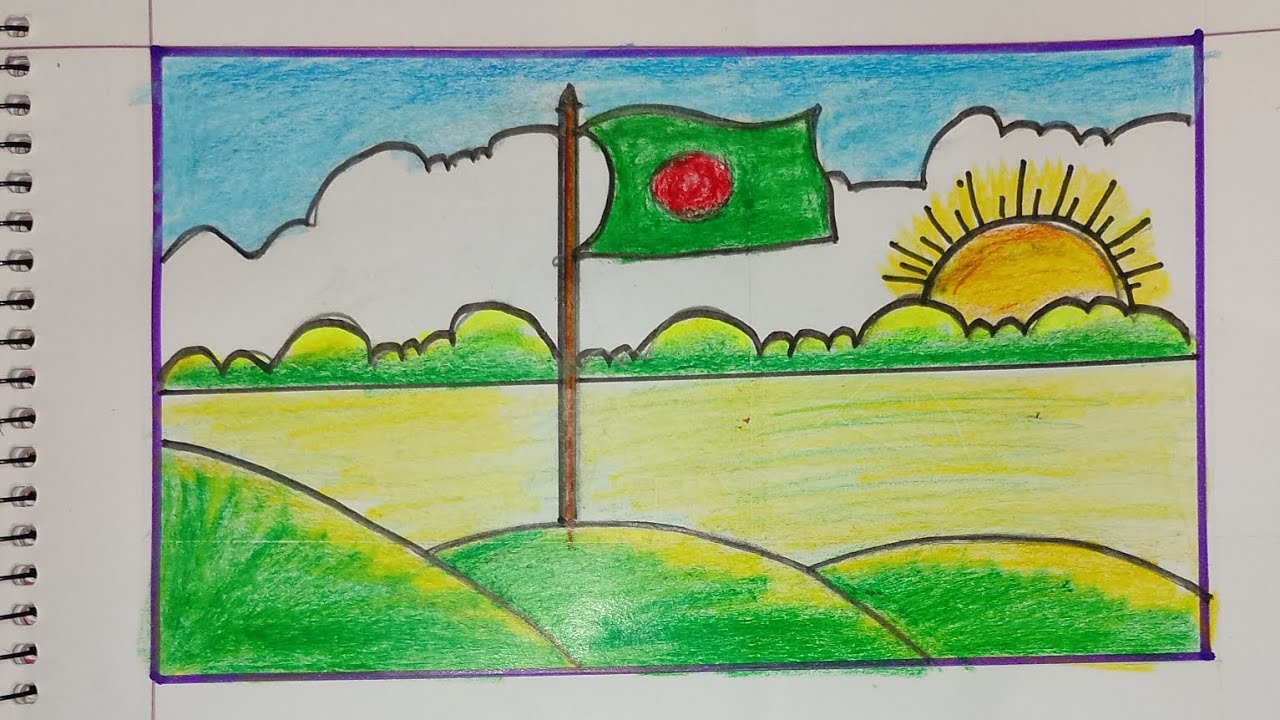 #ছোটদের জন্য বিজয় দিবসের ছবি আঁকা #১৬ডিসেম্বর#বিজয়দিবস#Bijoy দিবস # ...