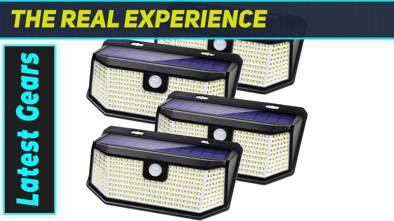 Aootek Solar Lights: Brightest Outdoor Motion Sensor Light? - YouTube
