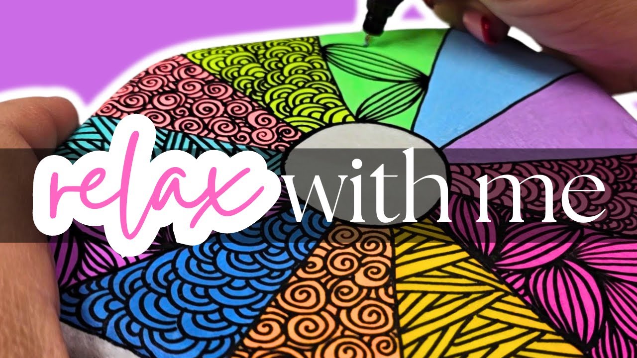 💗Unwind With Me: Zentangle Rock Painting For Ultimate Relaxation! - YouTube