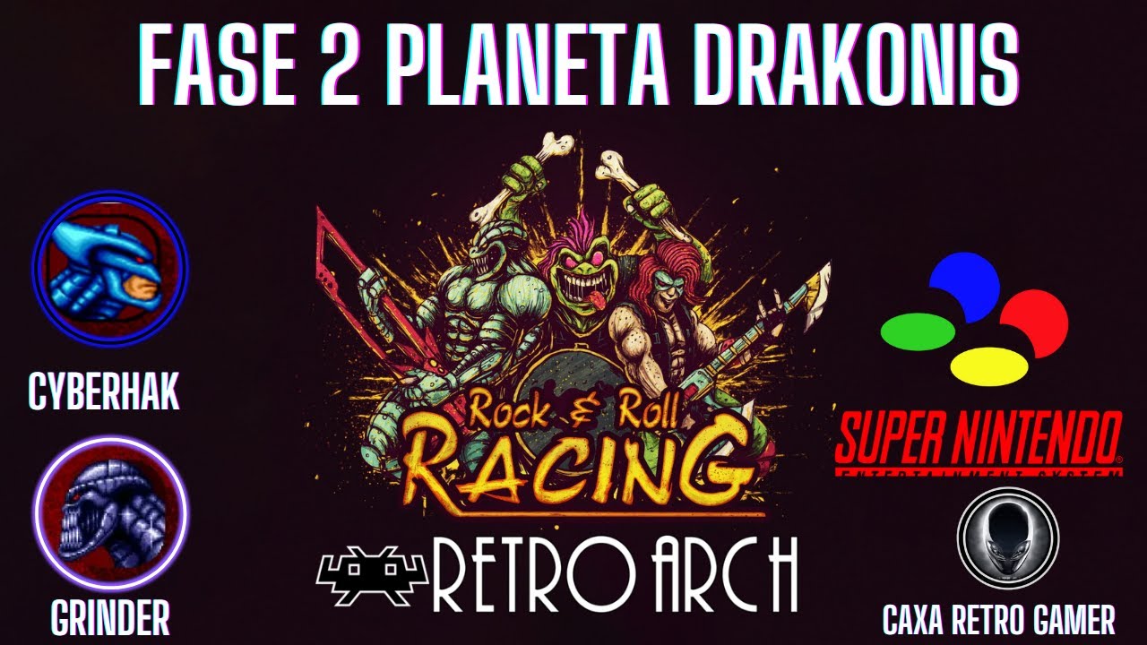Rock N' Roll Racing # Planeta Drakonis Fase 2 10 Pistas de 4 Voltas ...