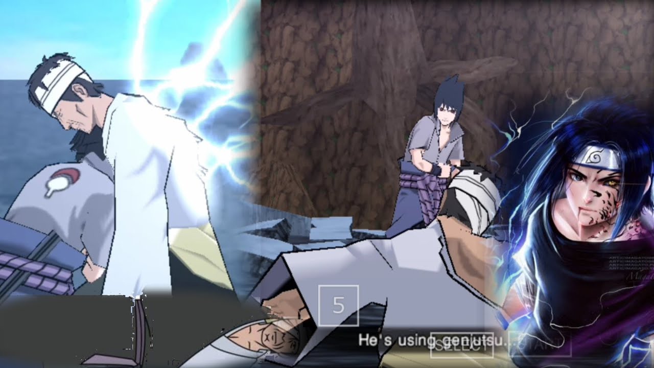 Uciha Sasuke VS Danzo pemilik 10 matan saringan di tangan di NARUTO ...