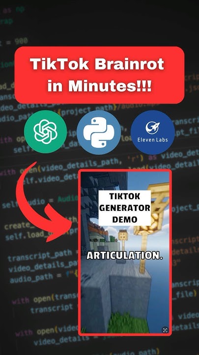 Generate TikTok Brainrot Using AI - YouTube