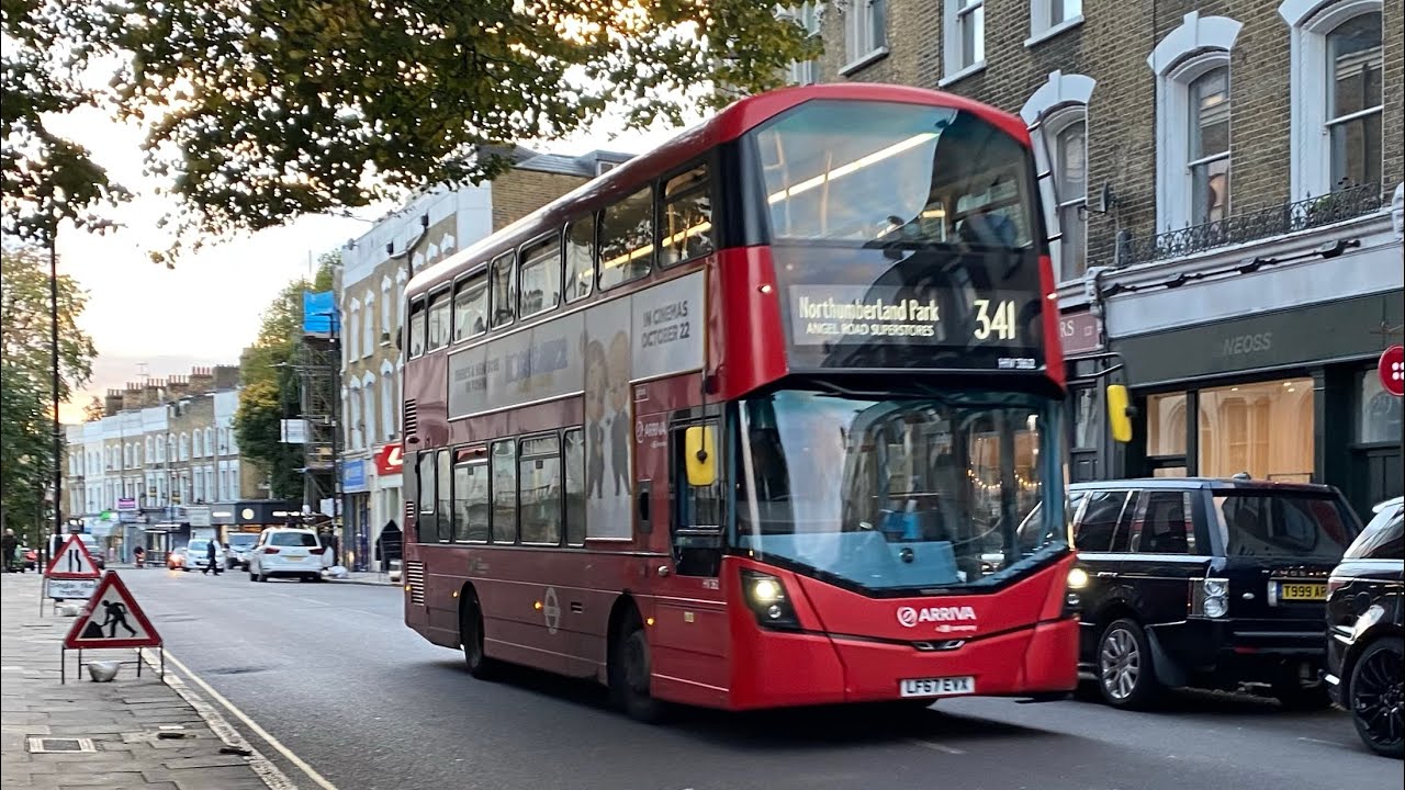 Full ibus Visual | Arriva London Route 341 | Meridian Water Station ...